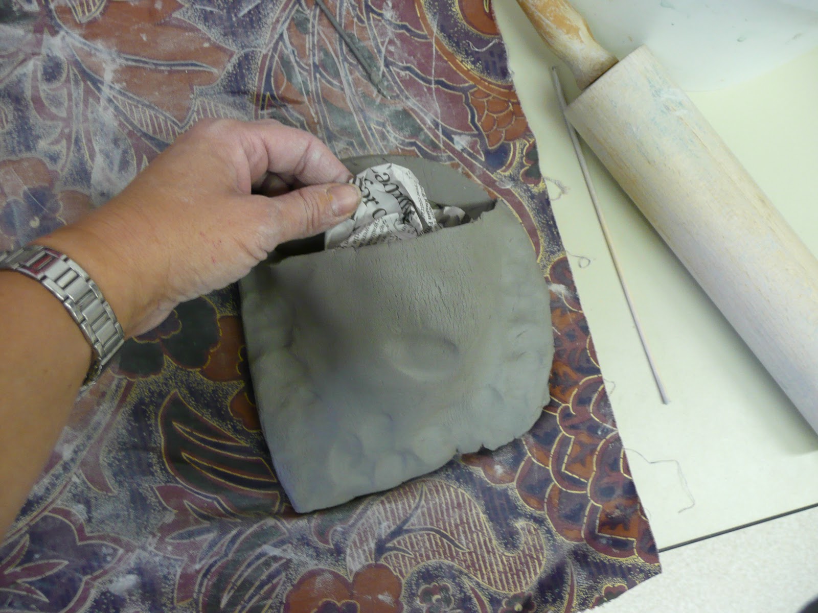 that artist woman: Clay Wall Pockets