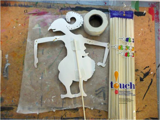 that artist woman: Wayang Kulit: How to Make Indonesian Shadow Puppets