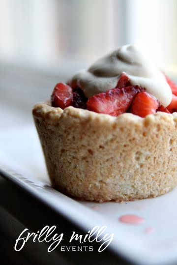 Frilly Milly Events: Strawberry Short"cups" Recipe