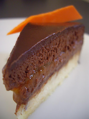 Les gourmandises de Sophie: Equinoxe : entremet orange, pomélo, amande ...