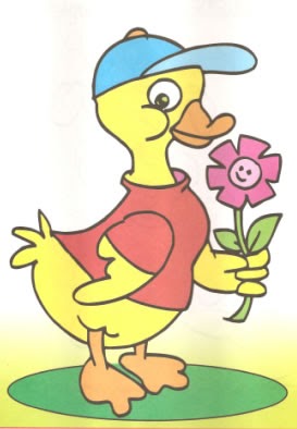 print desenhos: Pato para colorir e imprimir