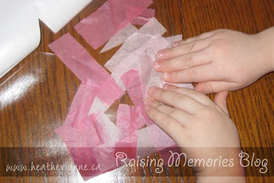Contact/Tissue Paper Sun Catcher