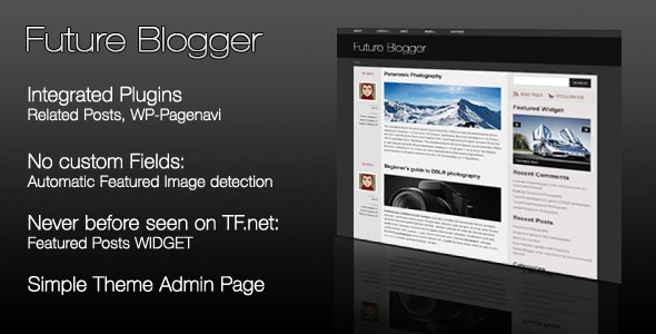 Future Blogger - Themeforest WordPress Theme - Niches Template
