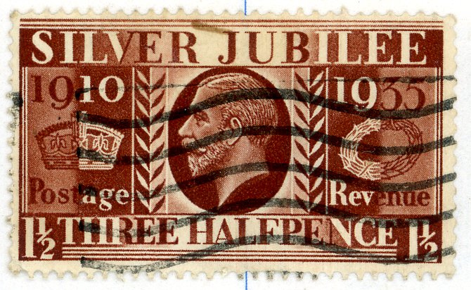 How much are my stamps worth ?: King George V Stamps 1935 Silver ...