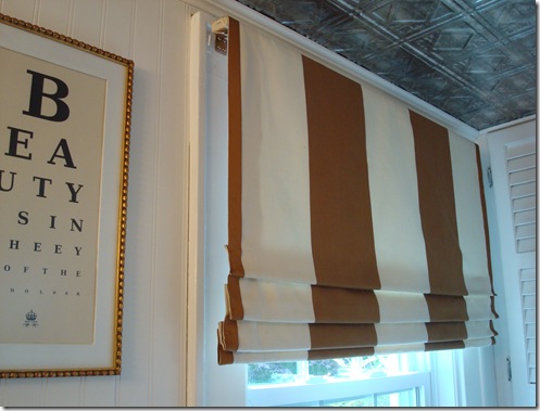 Westhampton DIY: Faux Roman Shades or Fixed Roman Shades