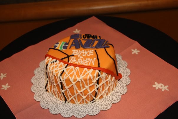 Sweet N Pink..............: Utah Jazz Cake