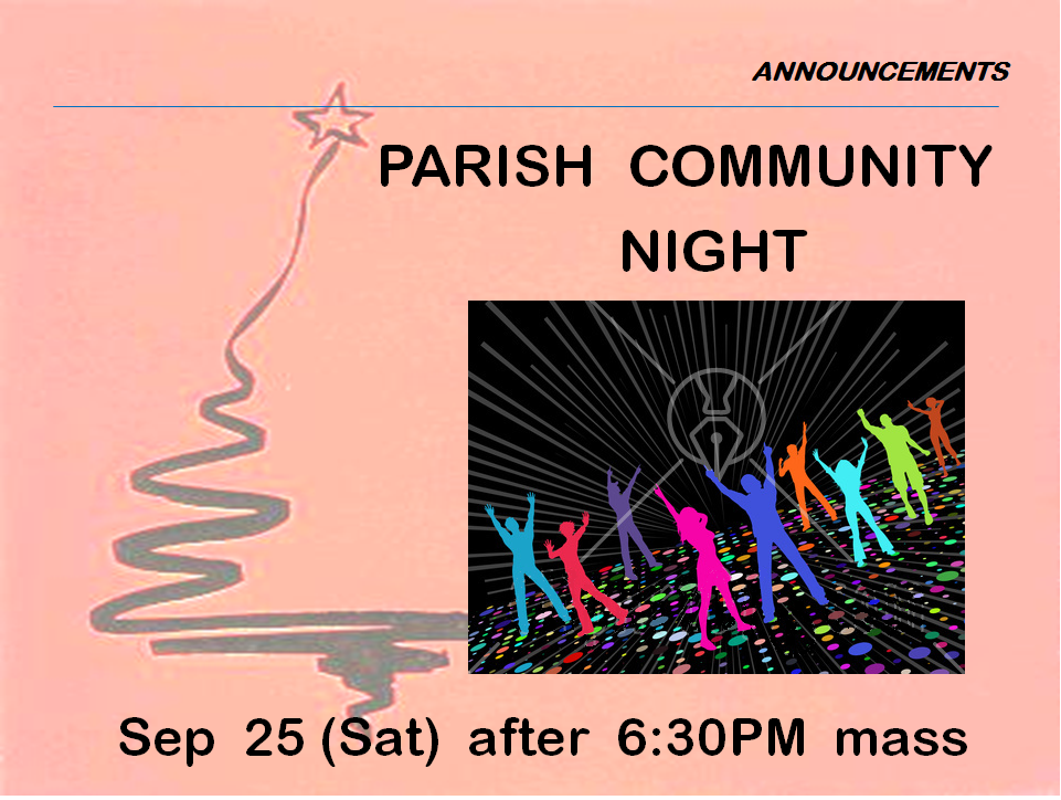 San Lorenzo Ruiz Parish: SLRP Community Comes Alive on Parish Night