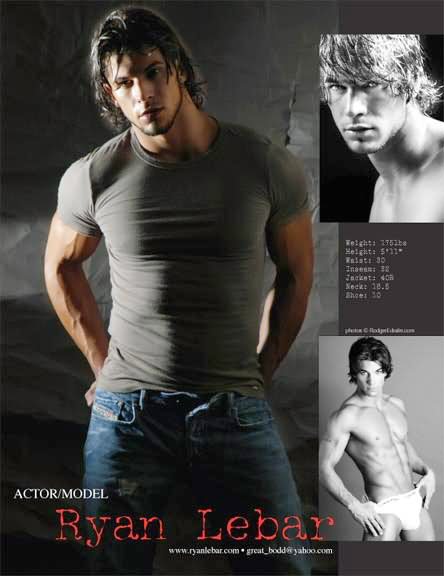 Modelos Masculinos Dos - Male Models 2: Disfruta al modelo canadiense Ryan Lebar...Hermoso!