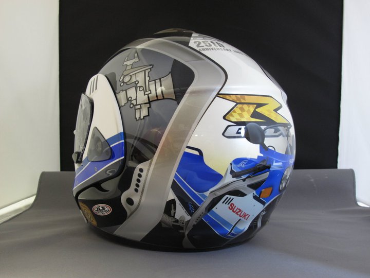 Racing Helmets Garage: Shoei Multitec "Suzuki GSX-R 25th Anniversary ...