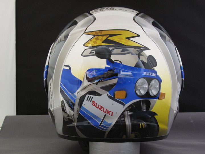 Racing Helmets Garage: Shoei Multitec "Suzuki GSX-R 25th Anniversary ...