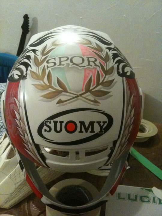Racing Helmets Garage: Suomy Apex M.Fabrizio 2011 by Sole Art Design