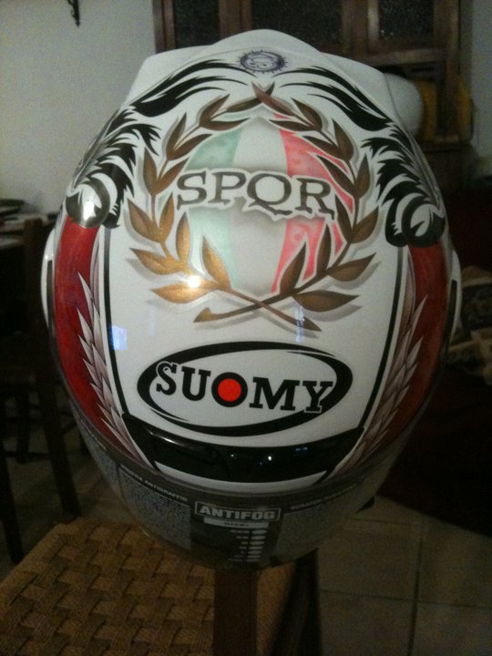 Racing Helmets Garage: Suomy Apex M.Fabrizio 2011 by Sole Art Design