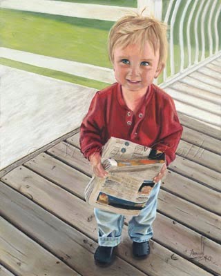 Memory Roth Artist - Painting Memories: The Paper Boy