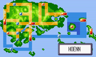 Pikachu's Party: Hoenn Map