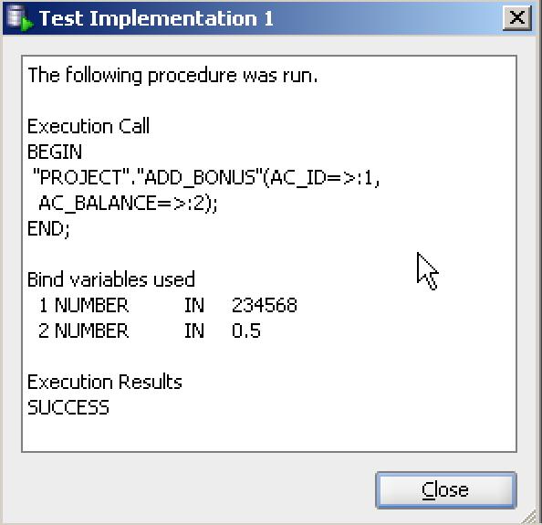 Computing: Oracle SQL Developer - UNIT TESTING