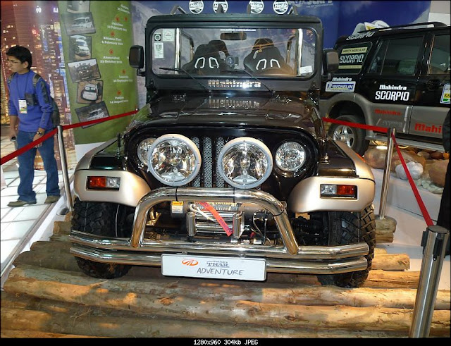 Korea Technologys: Mahindra displays its Jeep Thar - Auto Expo 2010