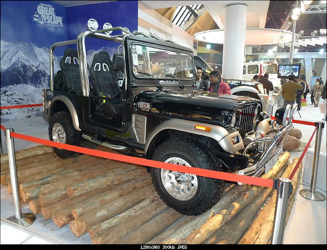 Fun Arena: Mahindra displays its Jeep Thar - Auto Expo 2010