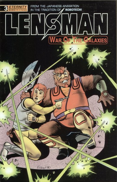 POP CULTURE SHOP: LENSMAN 5 COMIC BOOKS #1 MANGA DOC EE SMITH ANIME SCIFI