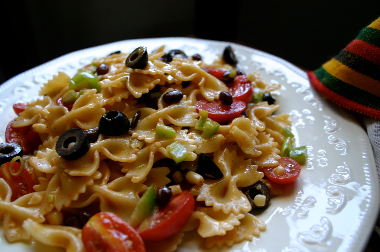 Fabulous Fiesta Pasta Salad - Or so she says...