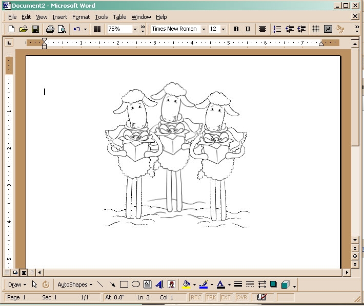 Doodle Pantry Digital Doodles Blog: Layering Digi Images in MS Word