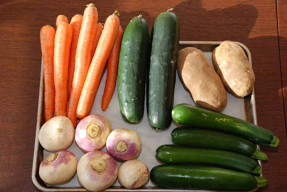 Whisk: a food blog: Légumes à la grèque (Turned vegetables cooked in a ...