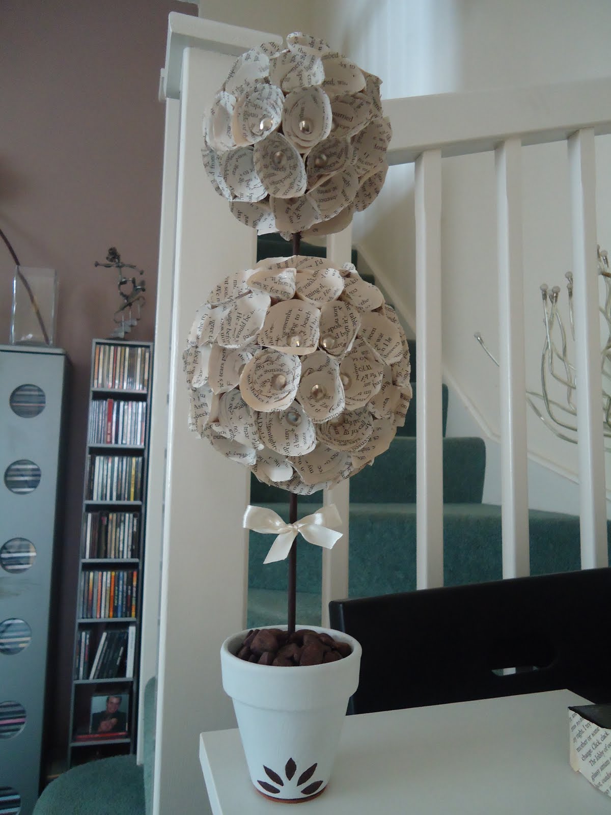 Southern Fairy Designs: Book Page Topiary