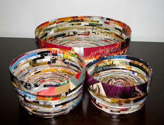 Eye Spy DIY!: Magazine Bowls