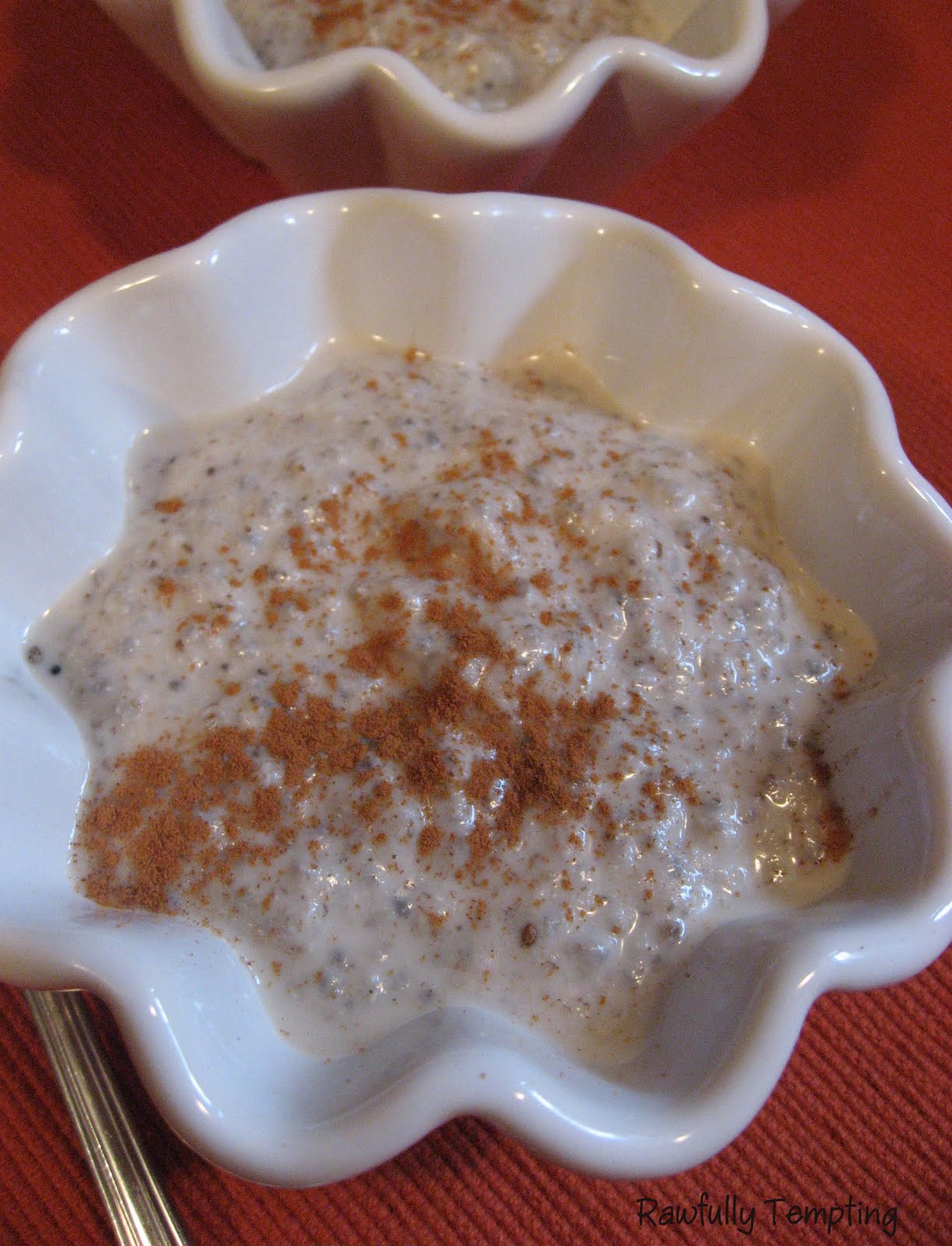 Blend nuts and water well.