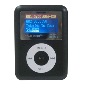 ToYbox DiGitaL: Cdr-King MP3 Player SB-235 1GB for only P 1,299