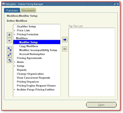 Oracle e-Business Suite: How to Setup Manual Modifier for Special Charges