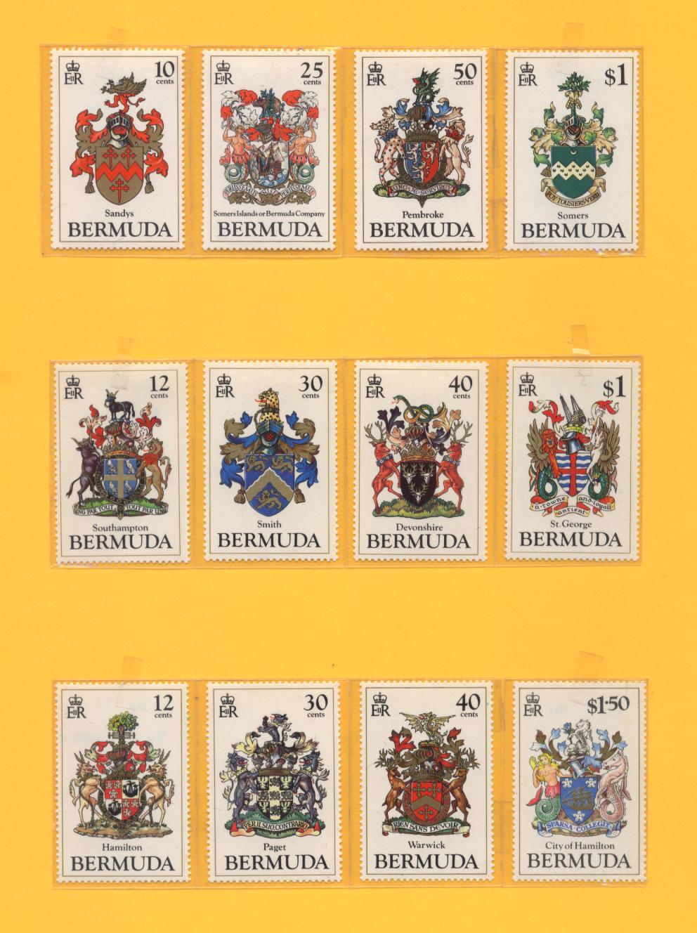 stamp: Bermuda - Coat of Arms 1983/ 1984/ 1985