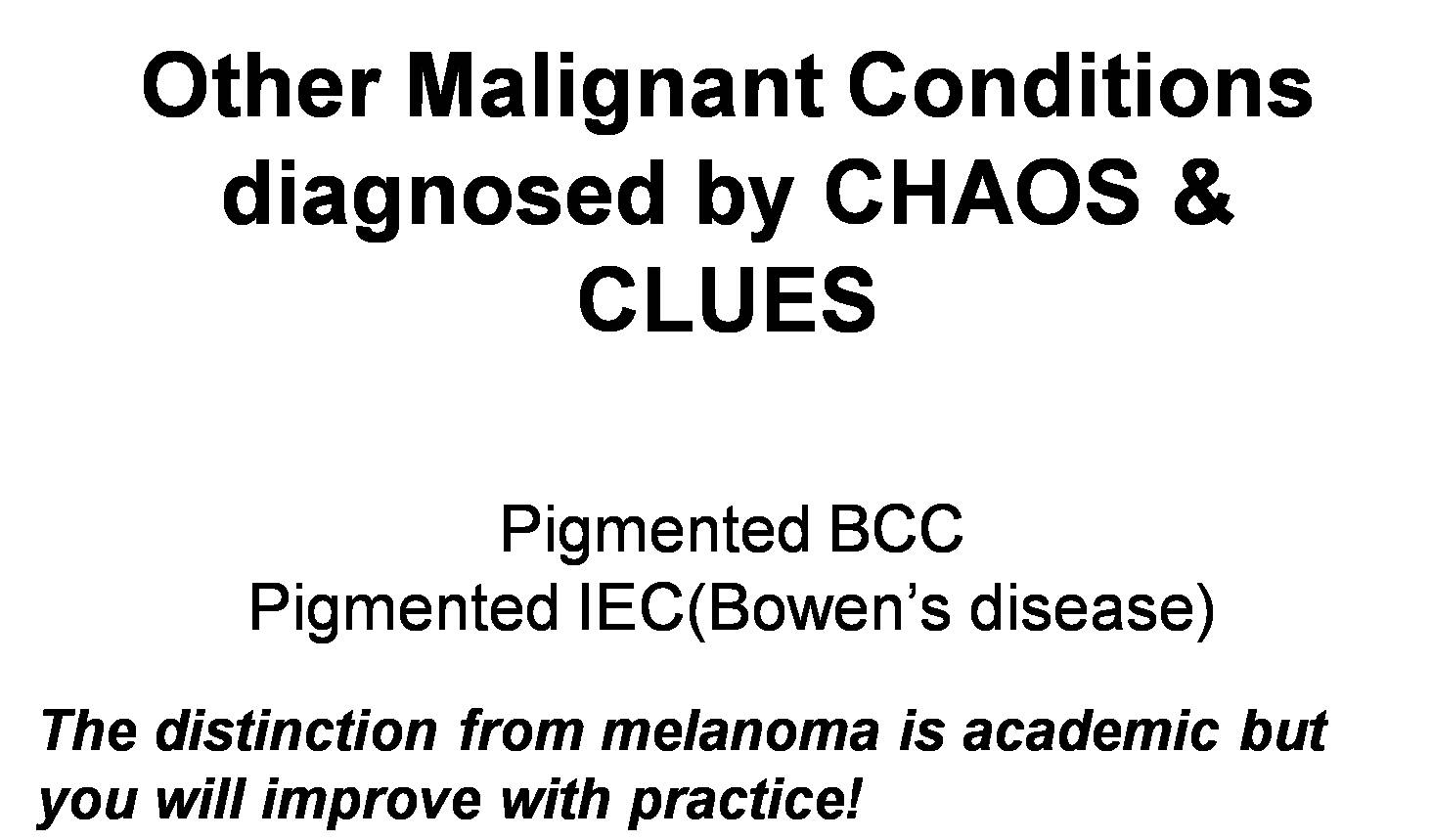 Chaos and Clues