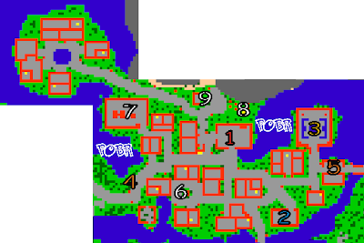 Pokémon Online City: Cerulean Map