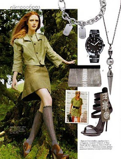 The Dutch Models: Cecile Sinclair in de Russische ELLE