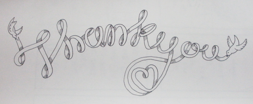 Design Practice: Ribbon type - initial drawings