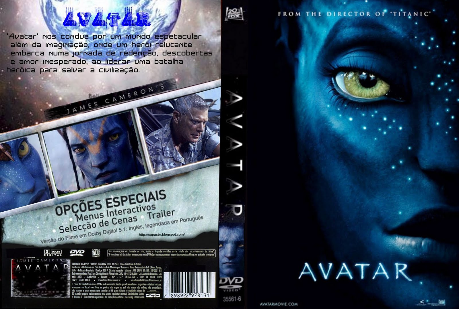 Capas Filmes Aventura: Avatar