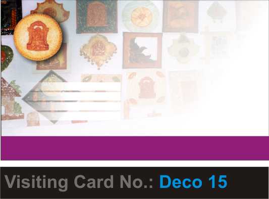 We Design and Print Everything: Visiting Card Designs for Decorators...