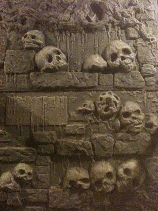 Xtreme Garage Haunting: Day 42- Crypt panels installed