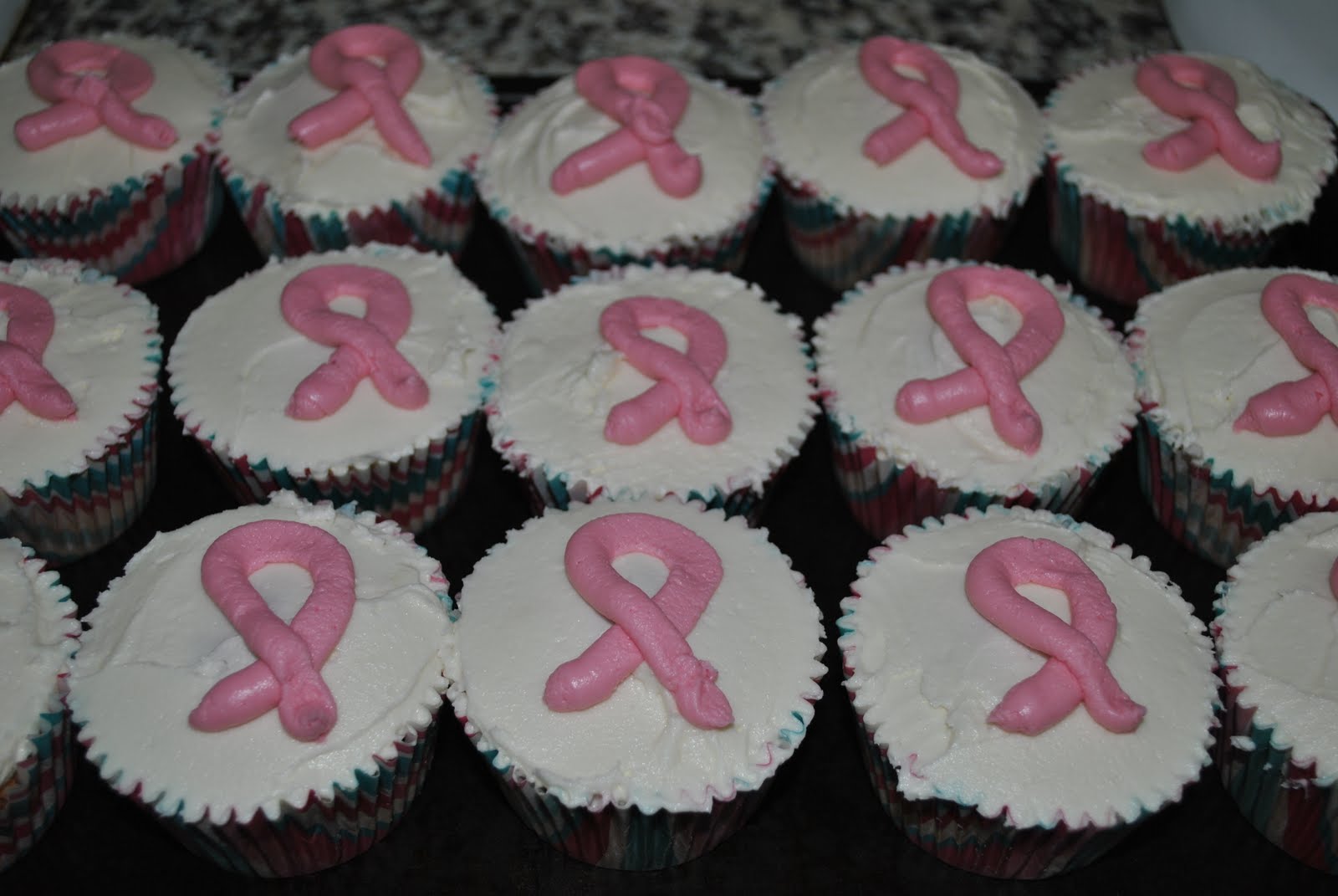Live..Love and Bake: Breast Cancer Inspired Cupcakes