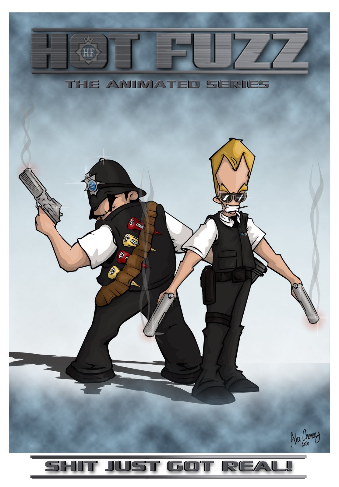 Dark Bunny Tees: Hot Fuzz homage - Available NOW for pre-order