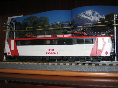 MAQUETAS JANDRO MANUEL: LOCOMOTORA ELECTRICA SERIE 250 RENFE (año 1982 ...