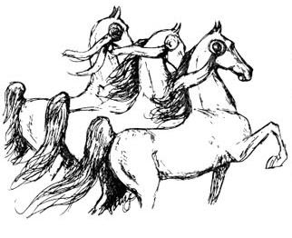 The Swanky Saddlebred: Marchers - by Polly PaintBrush