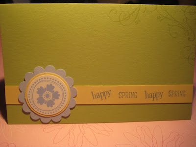A Woman of Notes: Stampin' Up Spring Cards
