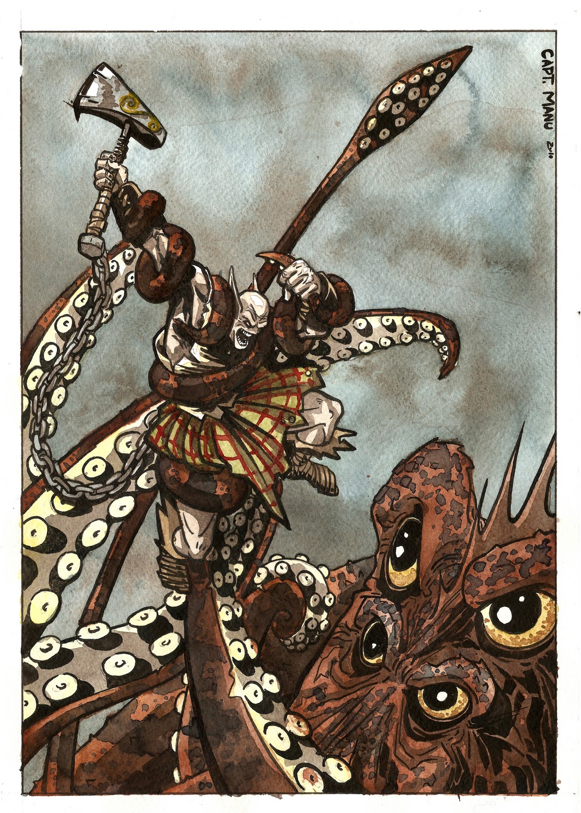 Cueva de Cristal: Este que... ¿Cómo se hace una acuarela? (con Camulus!)