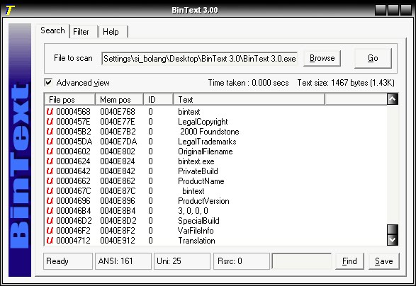 bintext 3.0 Request Software Full