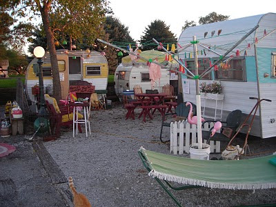 Nancy's Vintage Trailers: Getting Ready for a Vintage Trailer Party