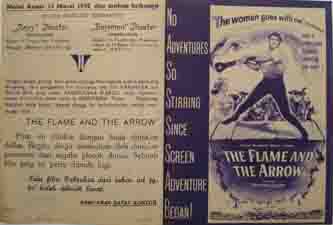 DJADOEL ANTIK: Poster Film Bioskop The Flame and The Arrow