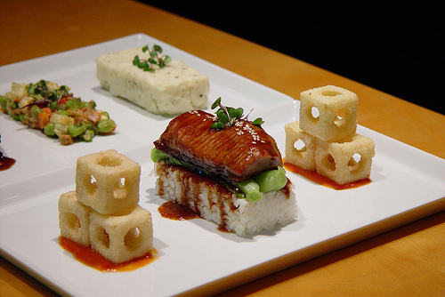 a designer + a contractor: elegant design + creative food = wild mango