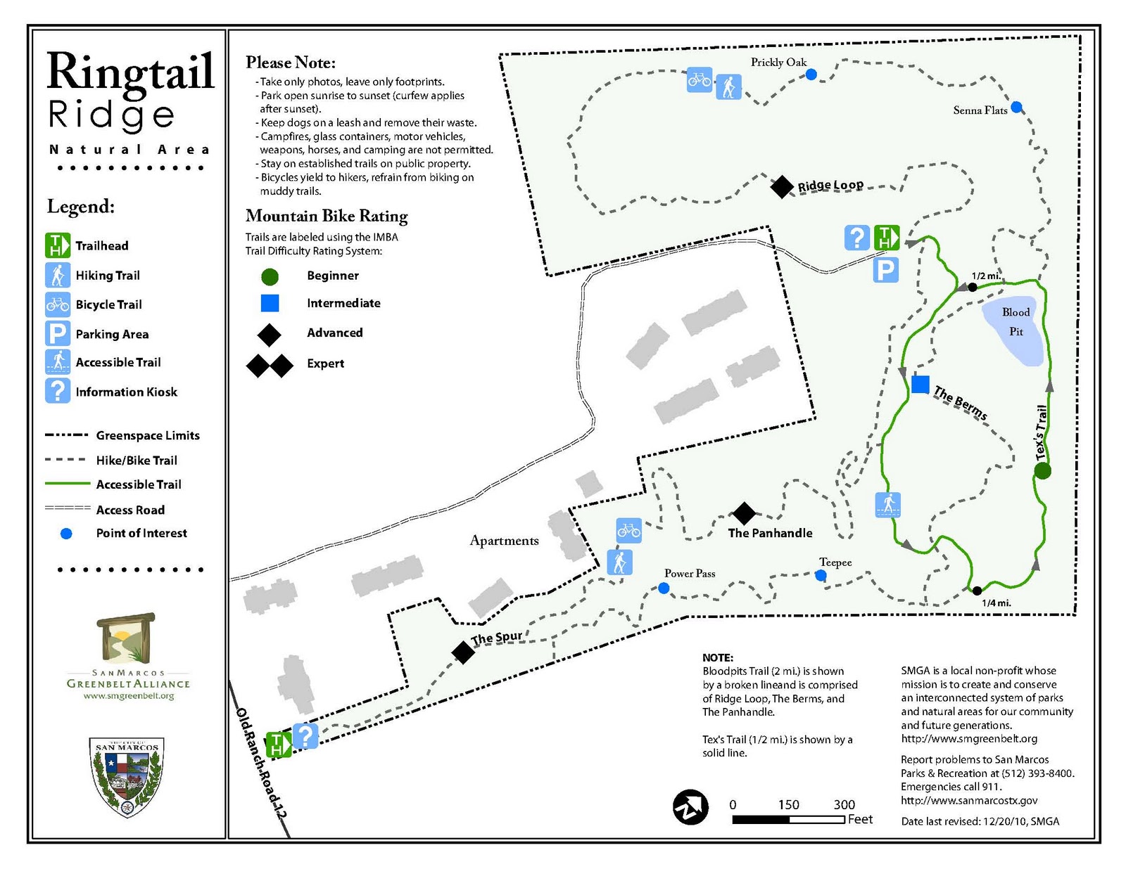New Trail Maps! - San Marcos Greenbelt Alliance