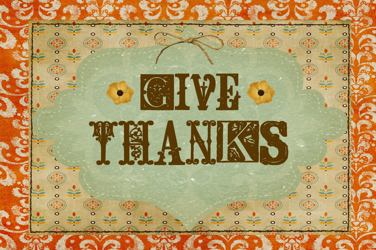 Loving Every Second: Give Thanks - Free Printable!